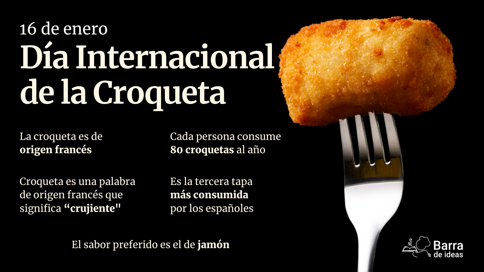La croqueta: el producto estrella de nuestros restaurantes